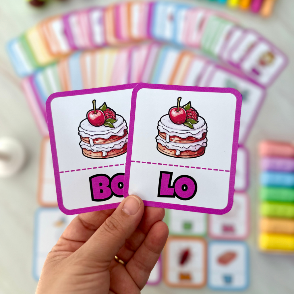 JOGO DA MEMÓRIA DAS SÍLABAS – Casinha do Saber Atividades