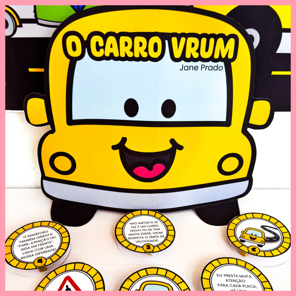 LUVA DE HISTÓRIA – O CARRO VRUM – Casinha do Saber Atividades